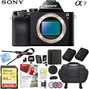 Amazon.com : Sony a7 Full-Frame Alpha Mirrorless Digital Camera 24MP (Black) Body Only ILCE-7/B ...