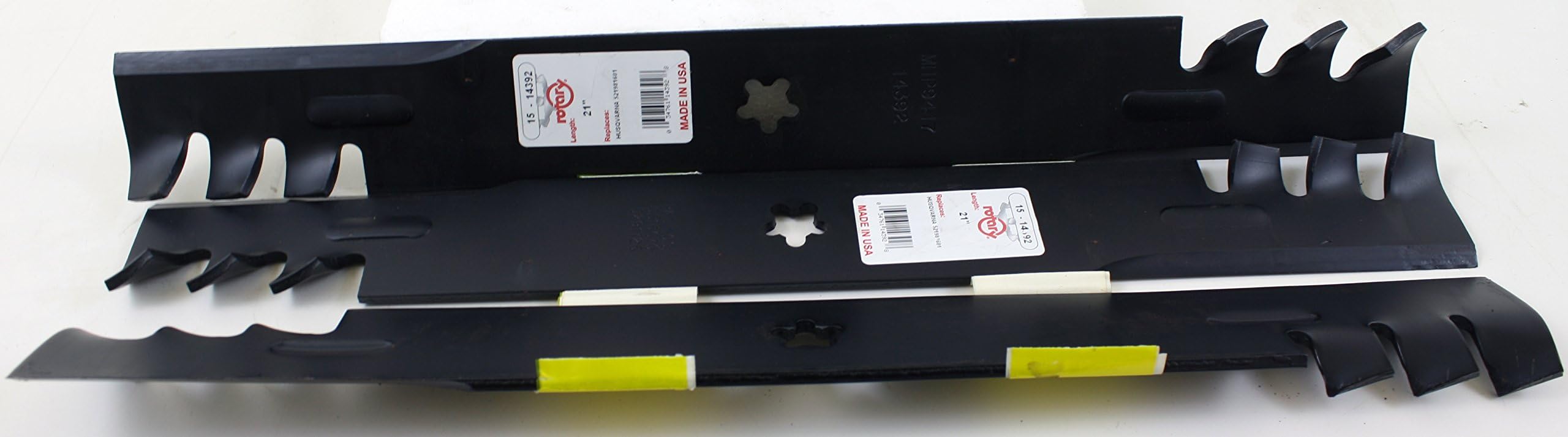 Amazon.com : Rotary 61" 14392 Lawnmower Blade Set Husqvarna #521981601 ...