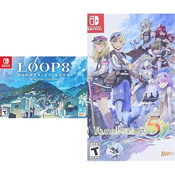 Amazon.com: Loop8: Summer of Gods Celestial Edition & Rune Factory 5 - Nintendo Switch Bundle ...