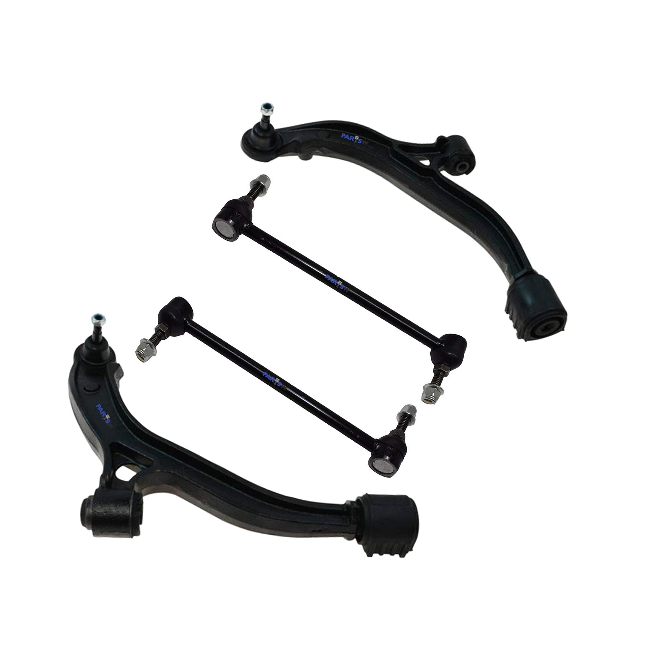 Rear Lower Control Arm 8PC LOWER CONTROL Arm W/Ball Joint Sway Bar Tie ...