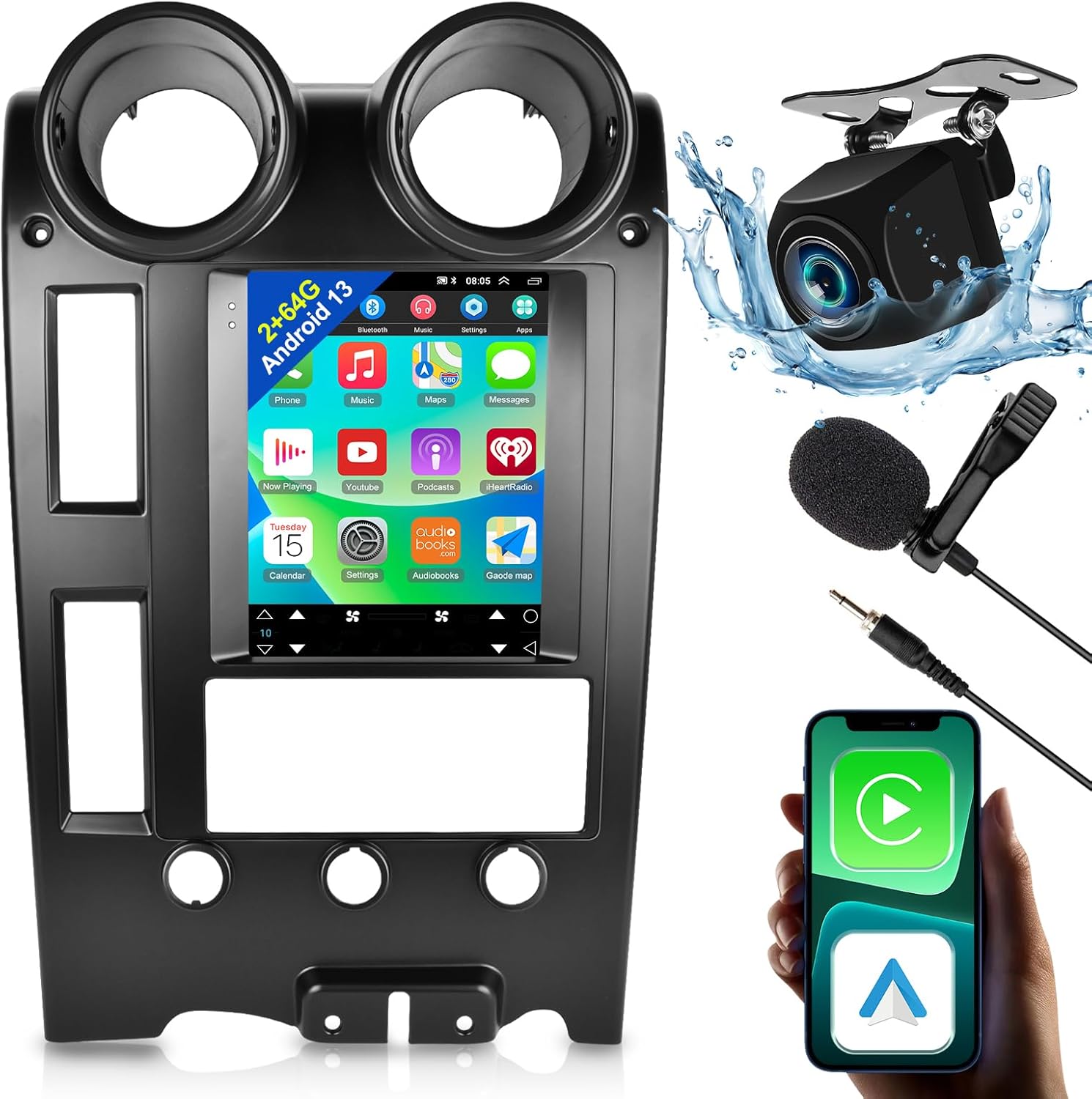 Amazon.com: for Hummer H2 Radio 2002 2003 2004 2005 2006 2007, [2+64G ...