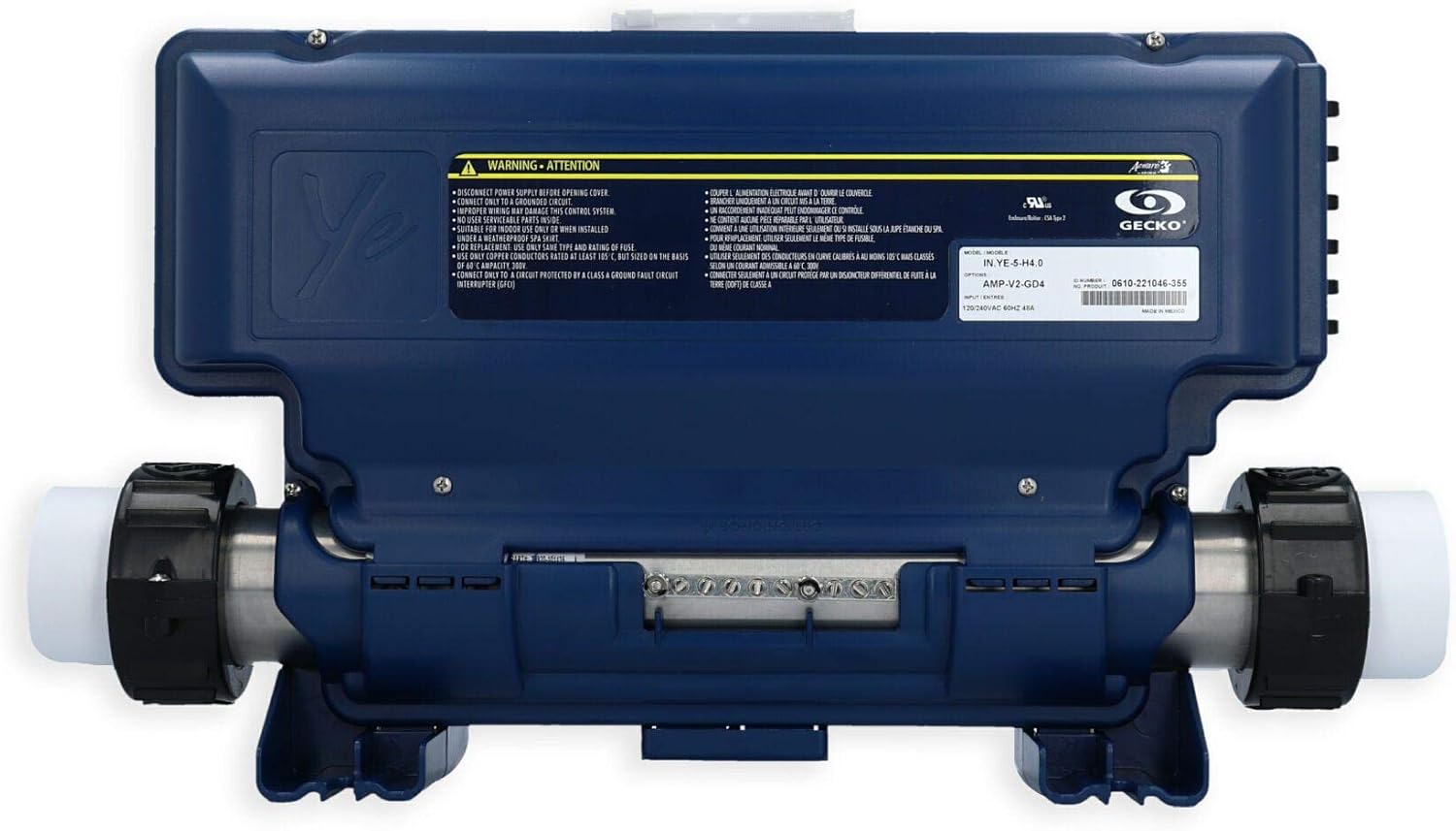 Amazon.com: Gecko Electronic Control System 115/230V, 4.0KW, P1, P2 ...