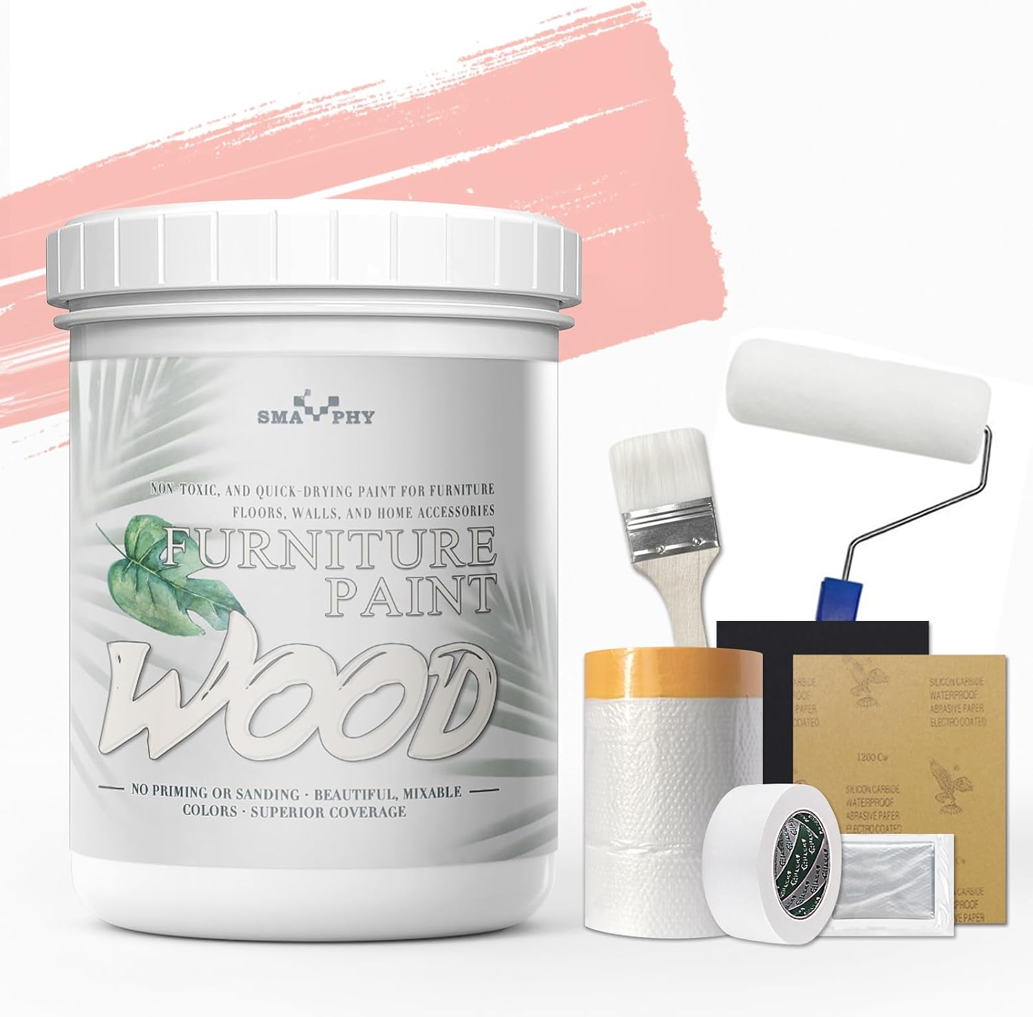 Amazon.com: Furniture wood Paint (32 Oz). All-in-one furniture paint ...
