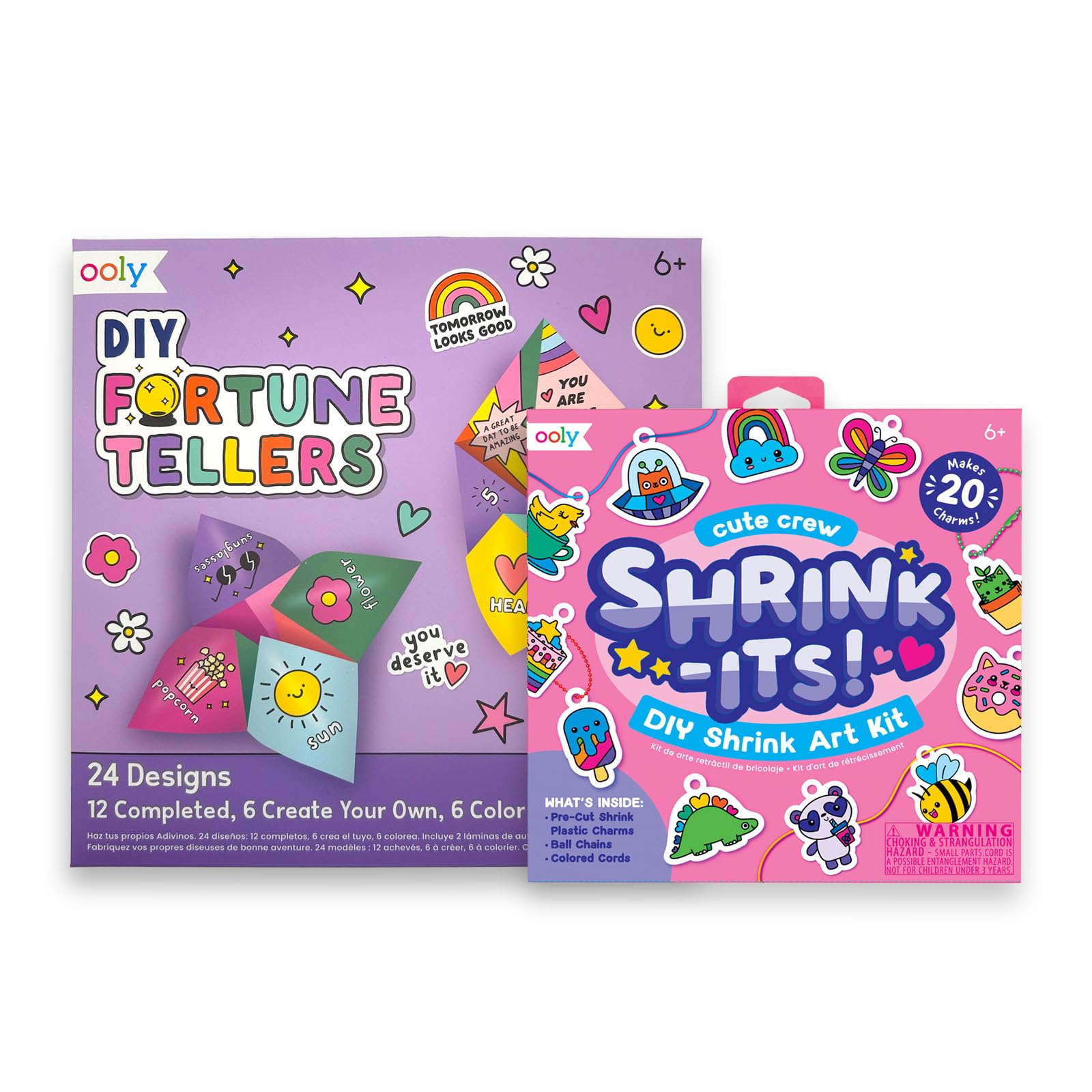 Amazon.com: Ooly Shrink-Its! 28 PC DIY Shrinking Art Kit That Creates ...