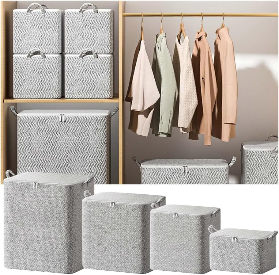 Amazon.com: Openings Clothes Storage Bins with Metal Frame, Portable ...
