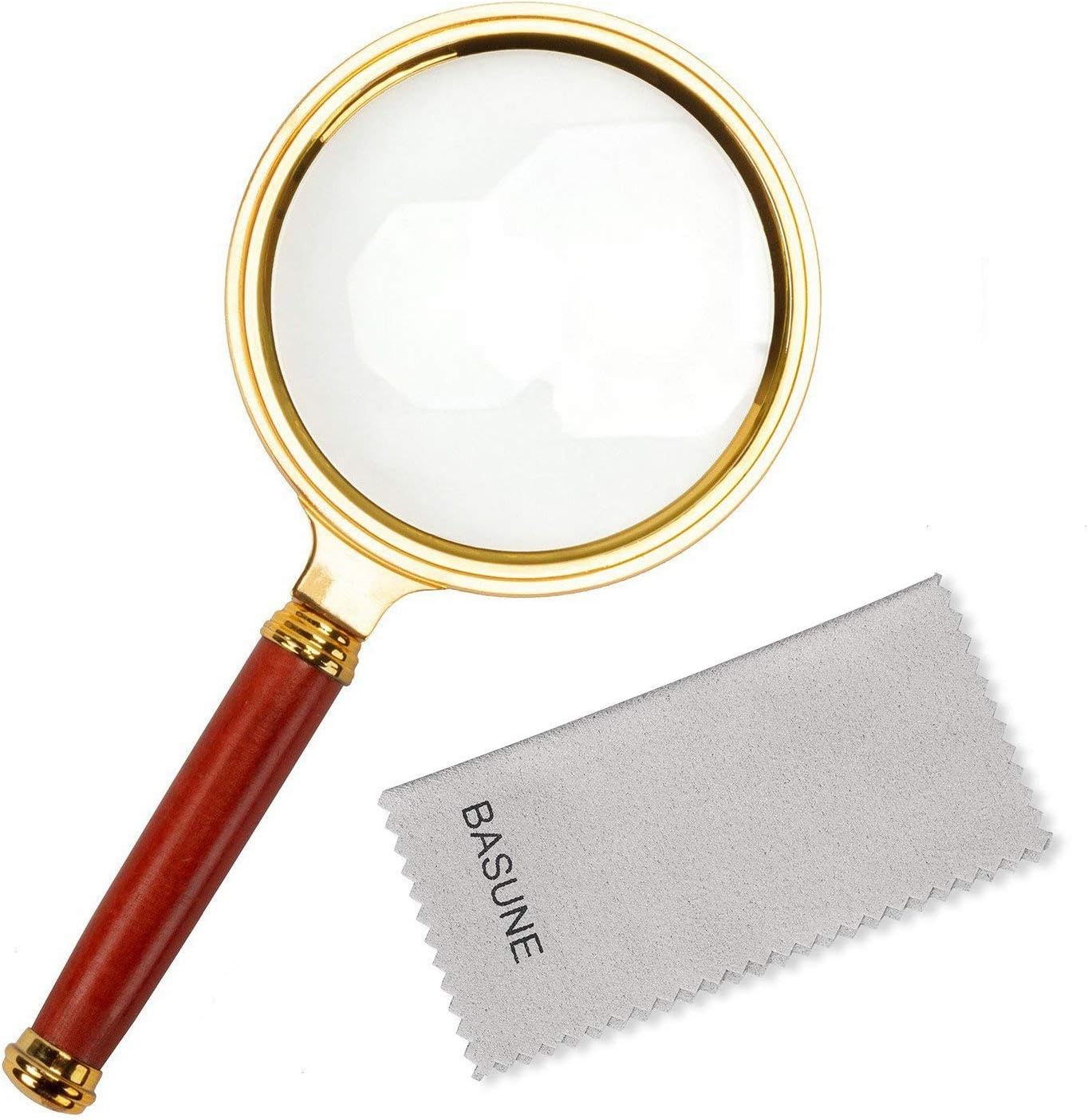 Amazon.com: Insten Magnifying Glass 5X Handheld Reading Magnifier ...