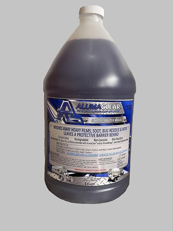 Amazon.com: AlumaClear Soap with Wax Concentrate (1 Gallon) : Automotive