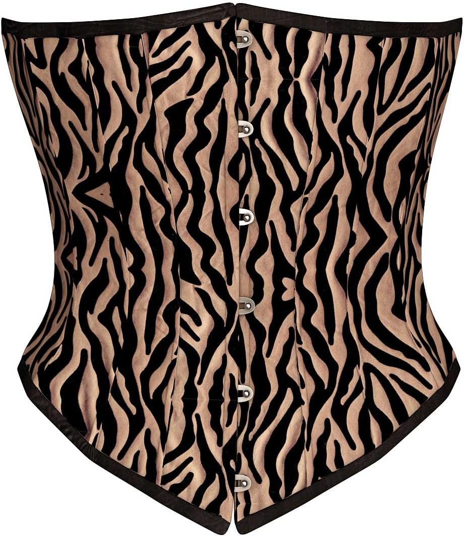 Amazon.com: ThePirateDressing Tiger Animal Print Polysuede Fabric Steel ...