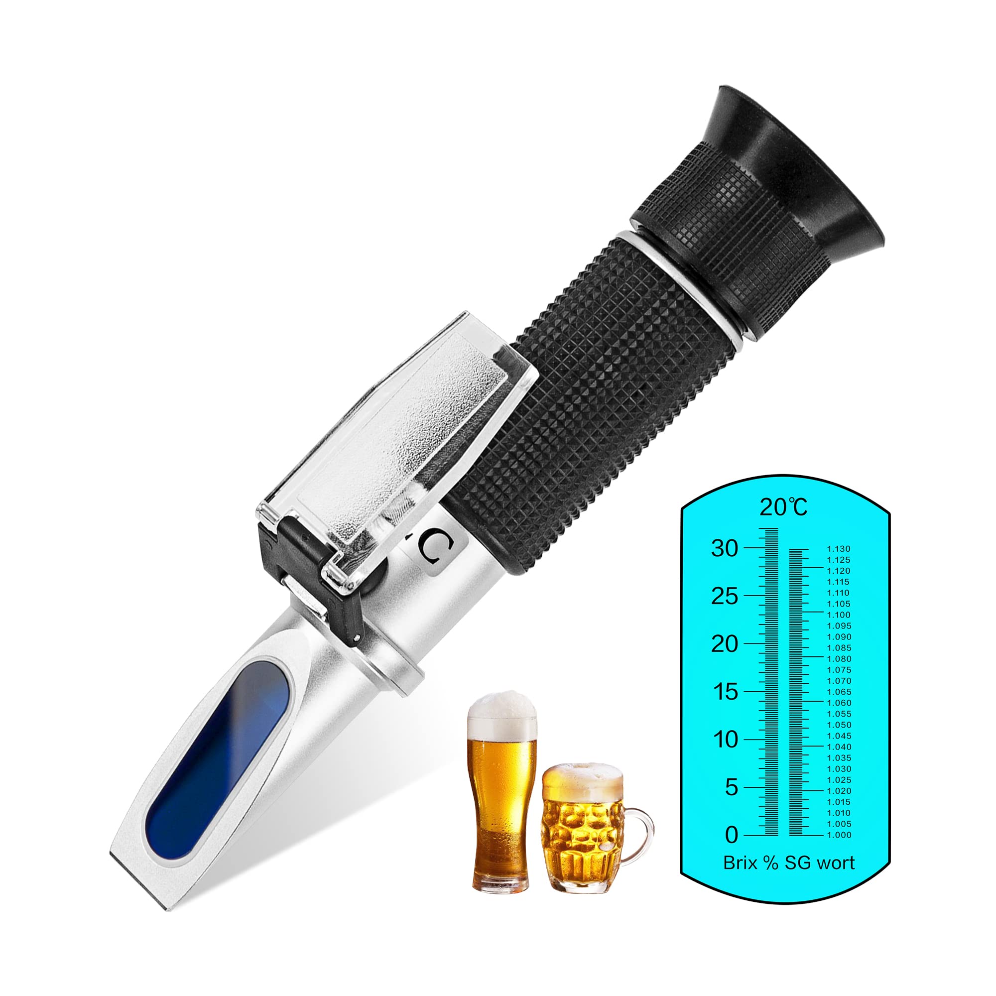Snapklik.com : LACHOI ATC Beer Brix Alcohol Refractometer For Beer ...