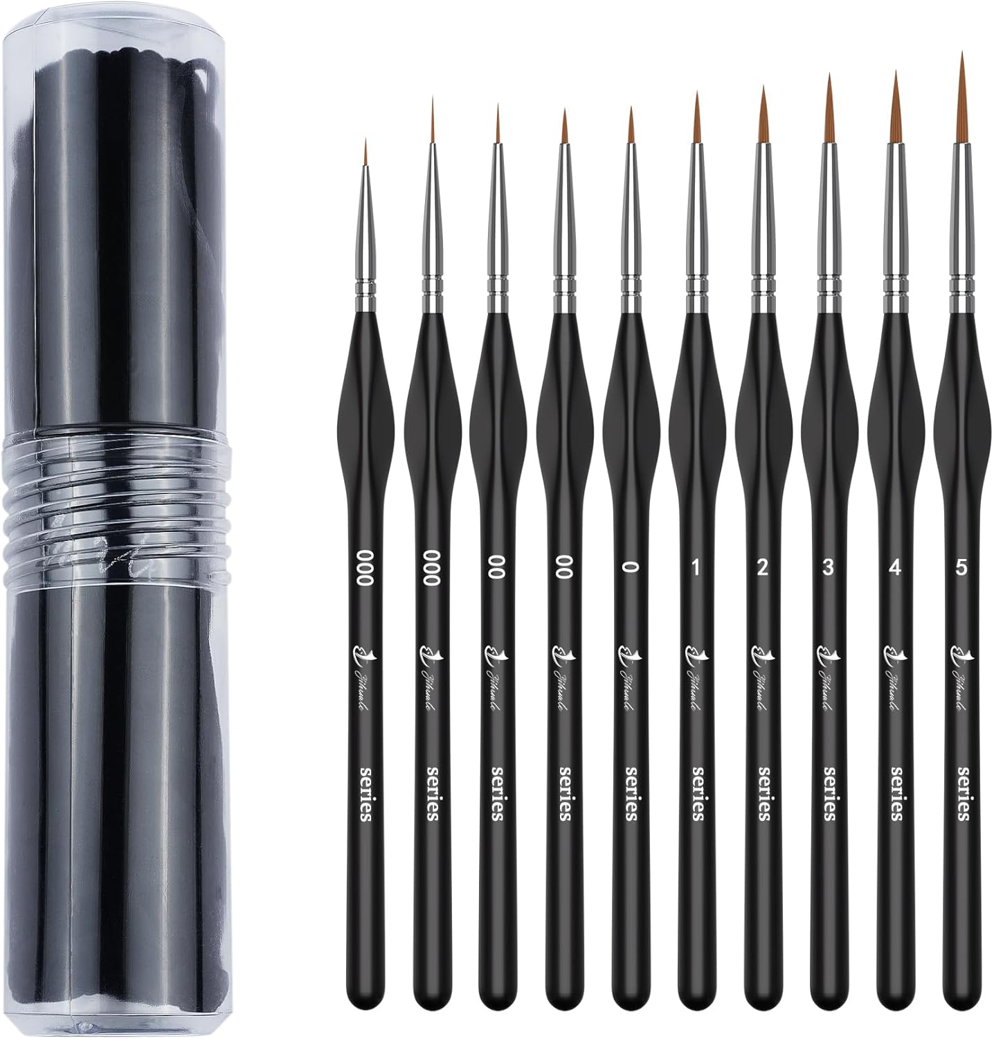 YIHUALE Detail Paint Brushes Set 10pcs, Miniature Brushes for Fine ...