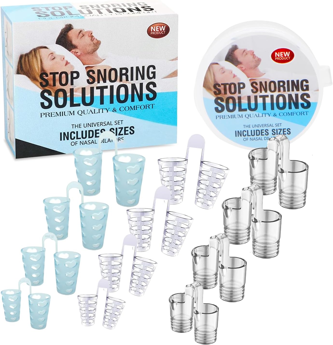 Amazon.com: Anti Snoring Device, 12Pcs MYMULIKE Reusable Nose Vent ...