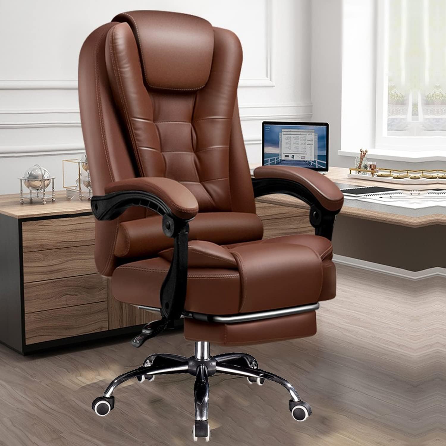 Amazon.com: Home Computer Chairs Office Chairs Big and Tall Desk Chair ...