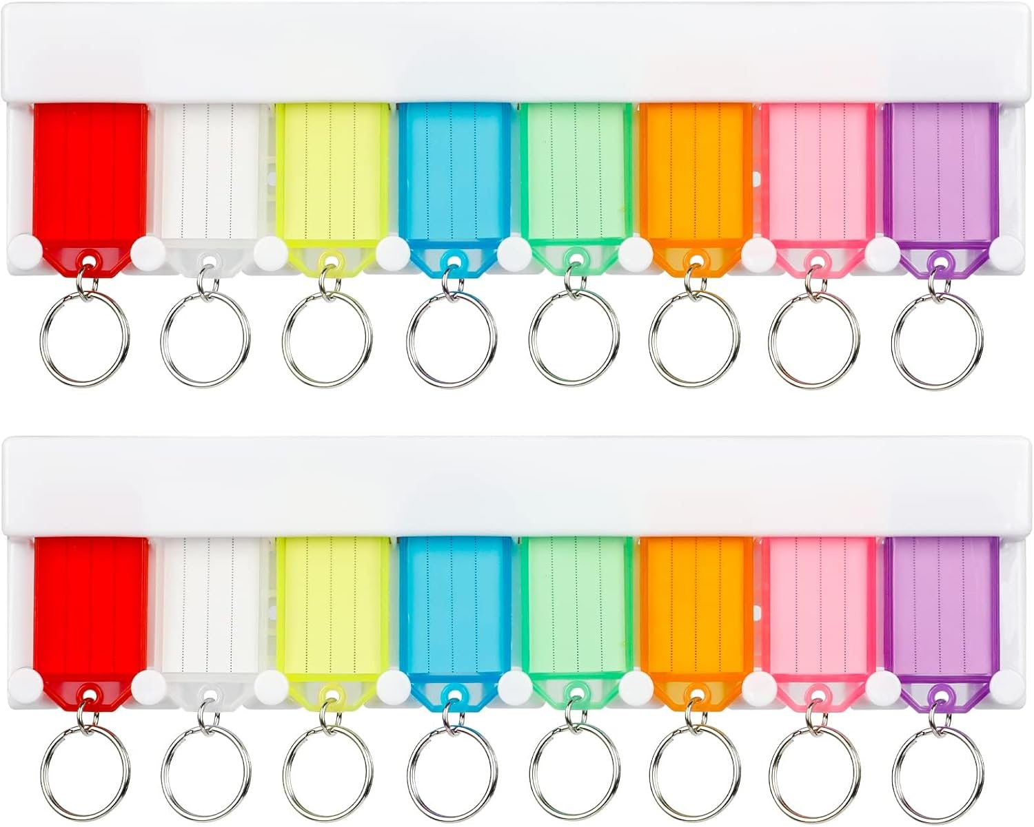 Ling-Luo Key Tag Rack Slot Style Plastic Wall Mounted Key Holder ...