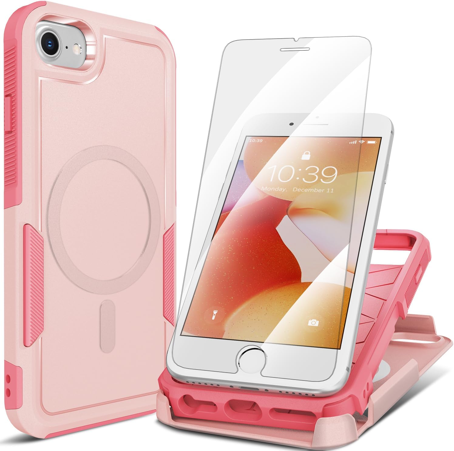 Amazon.com: MHYALUDO for iPhone SE Gen 3rd 2022/2nd 2020 Case, iPhone 8 ...
