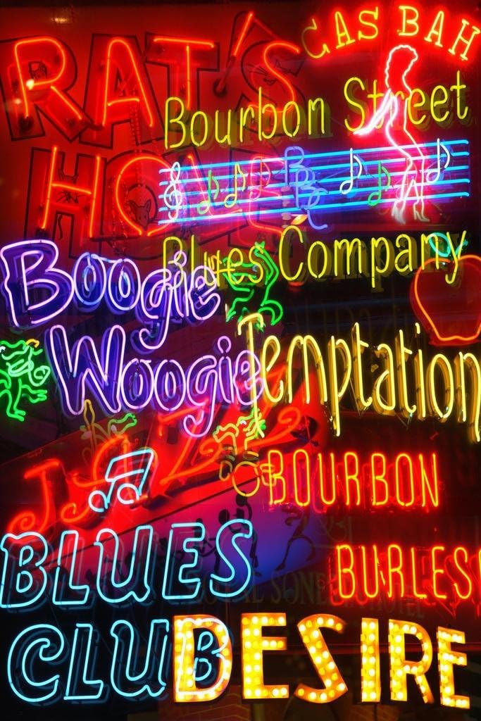Amazon.com: Laminated New Orleans NOLA French Quarter Bourbon Street ...