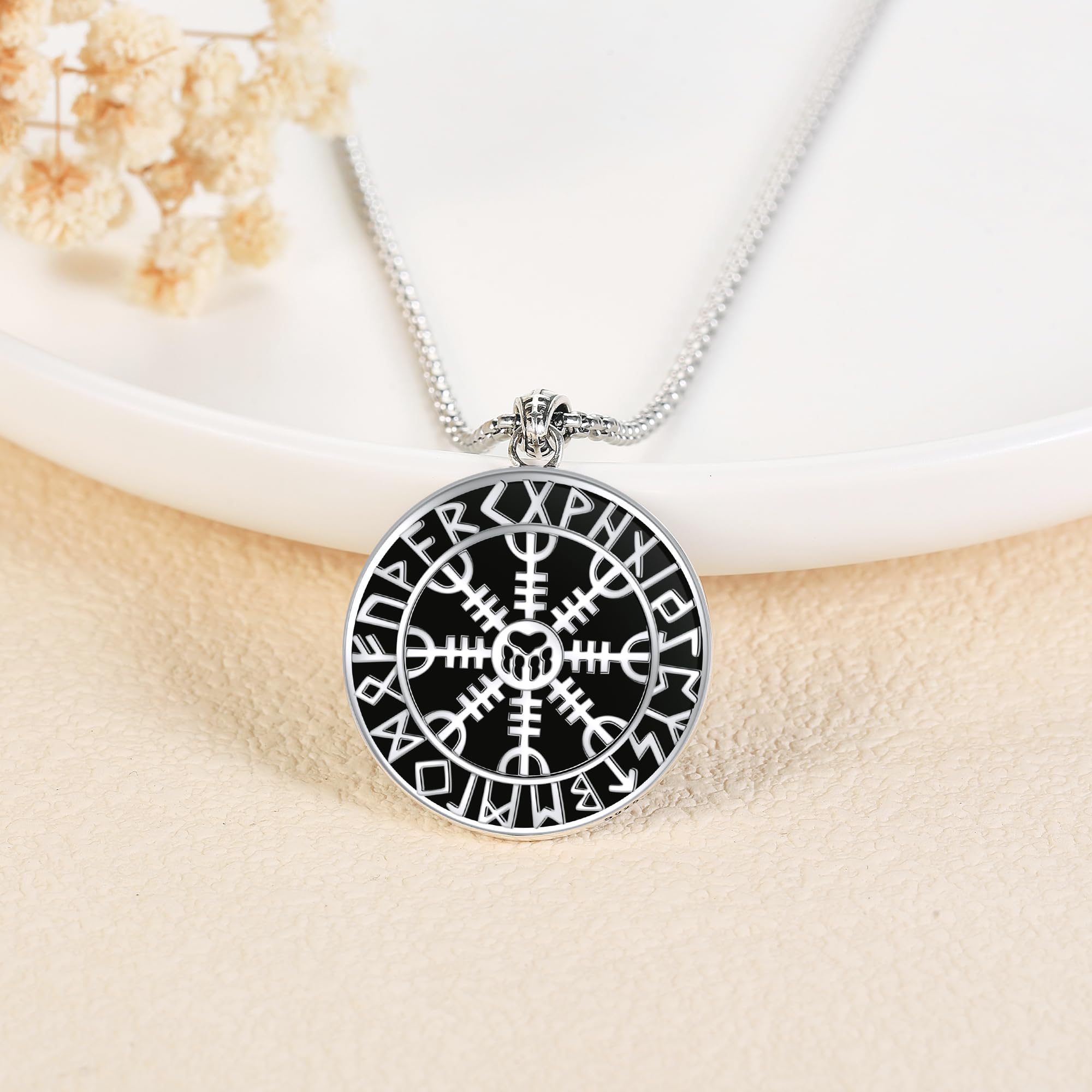 Snapklik.com : Compass Necklace Sterling Silver Compass Jewelry For ...