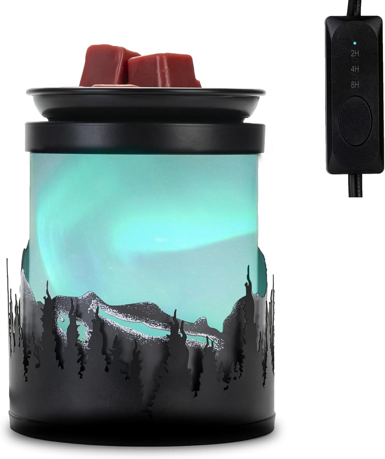 Amazon.com: YSong Electric Wax Melt Warmer,Dynamic Polar Lights Effect ...