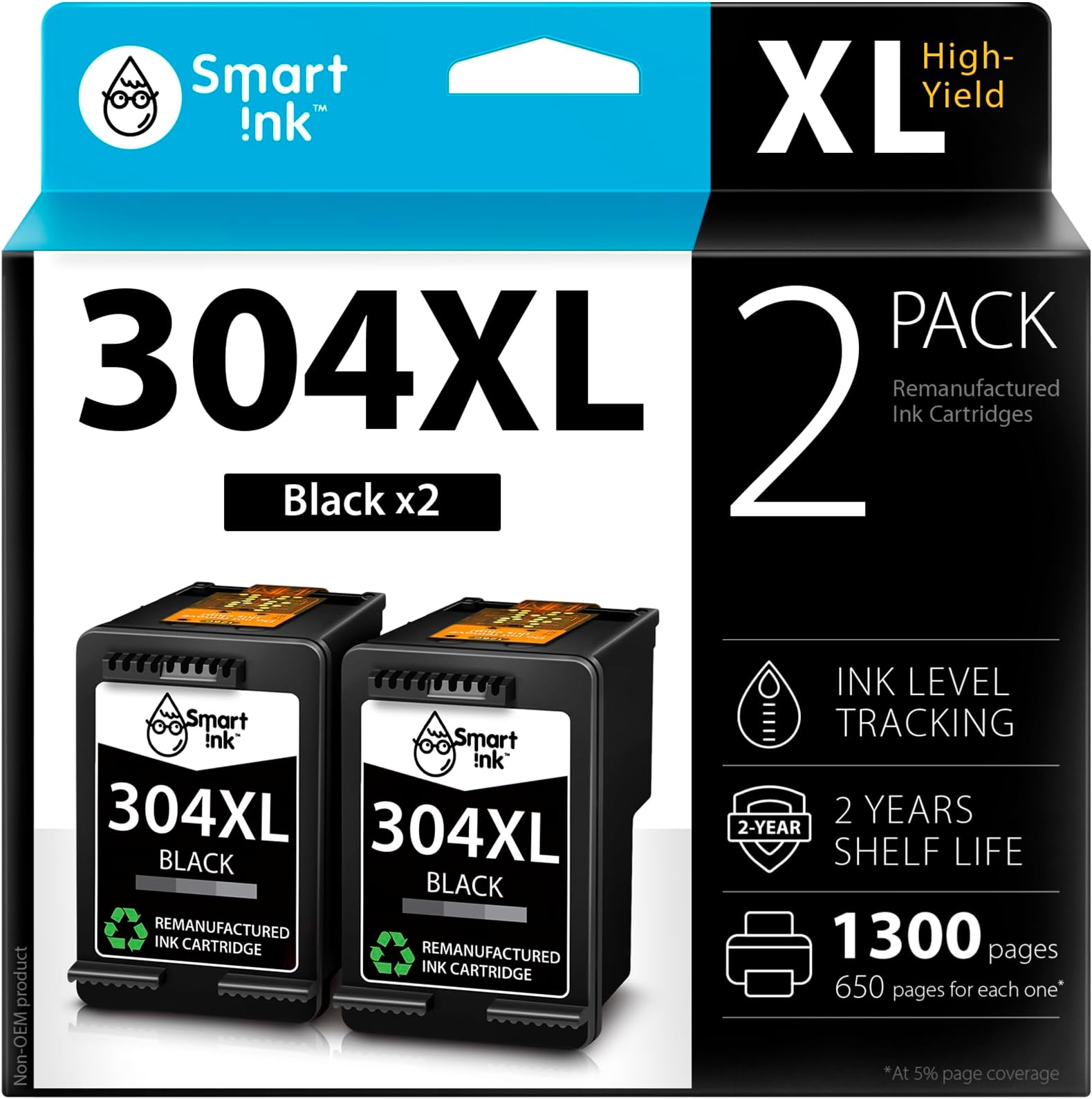 HP N9K06AE 304 Original Ink Cartridge, Black, (Pack of 1) : Amazon.co ...