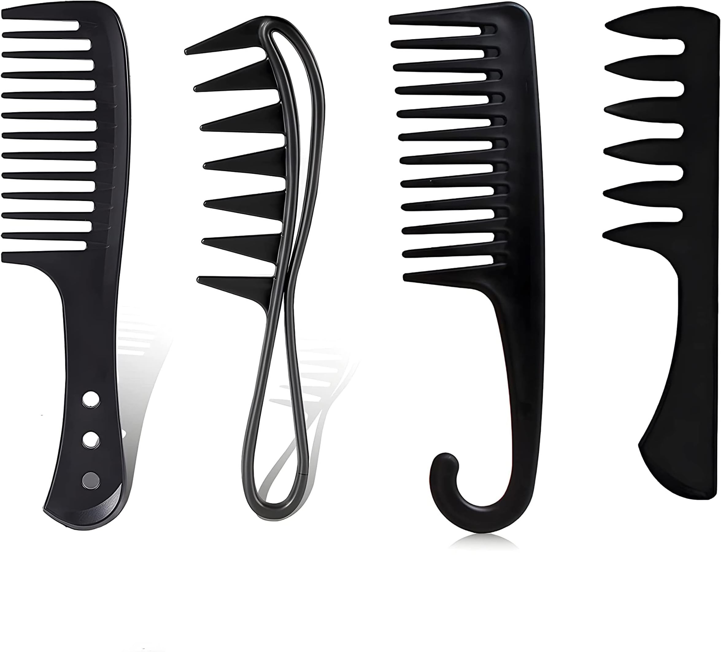 Amazon.com : 2Pcs Wide Tooth Comb, Large Tooth Combs Wide Tooth Curl ...