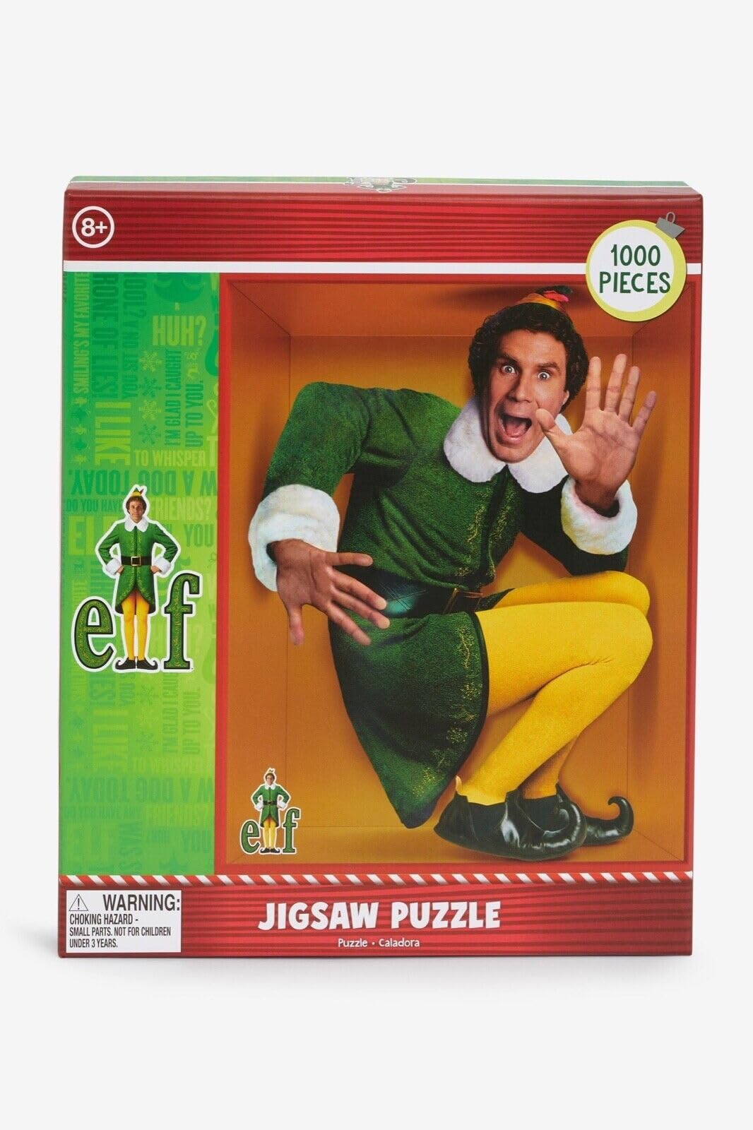 Elf – Buddy in a Box Will Ferrell – 1000 Piece Jigsaw Puzzle – BigaMart