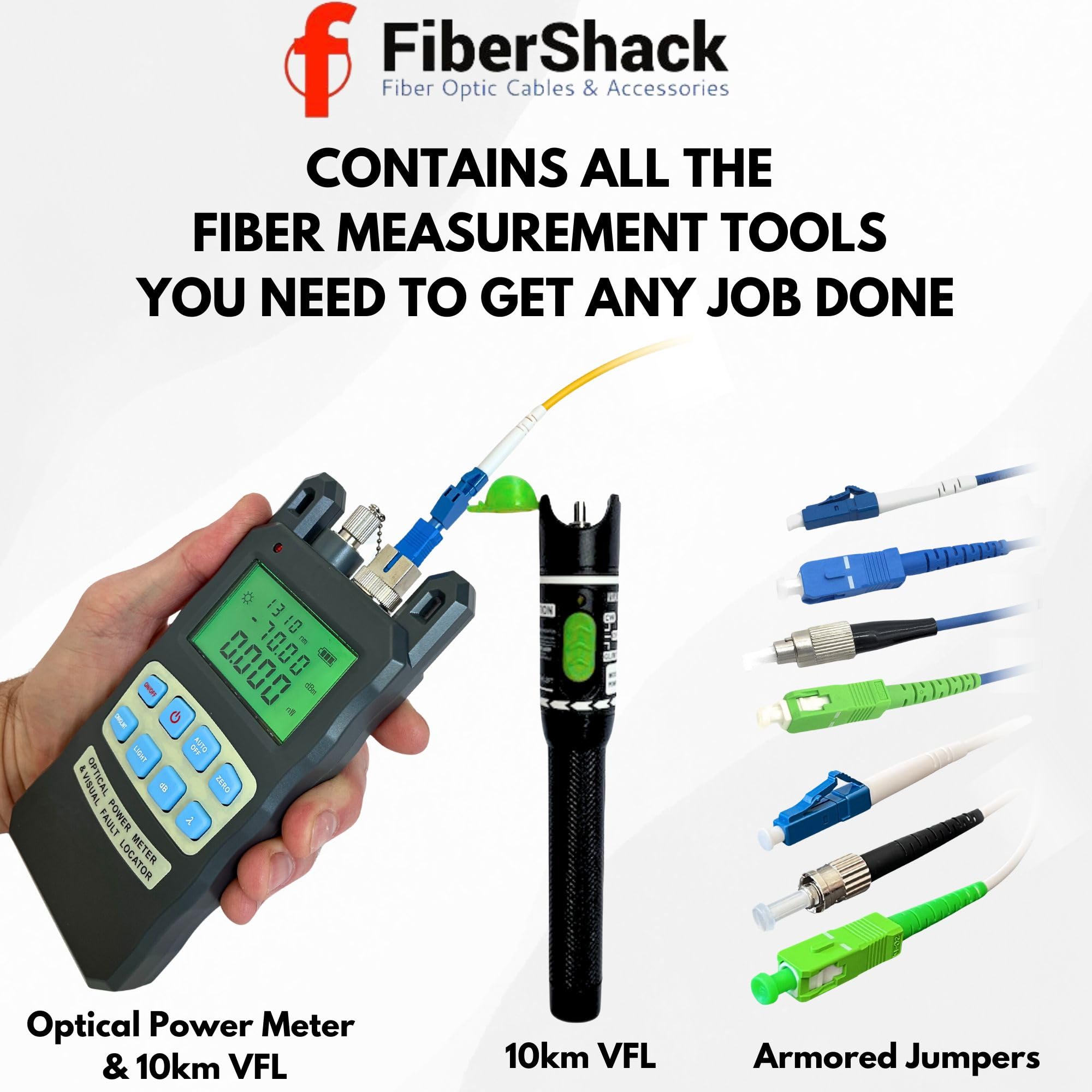 Snapklik.com : FiberShack - Fiber Optic Cleaning Kit & Fiber Tester Kit ...