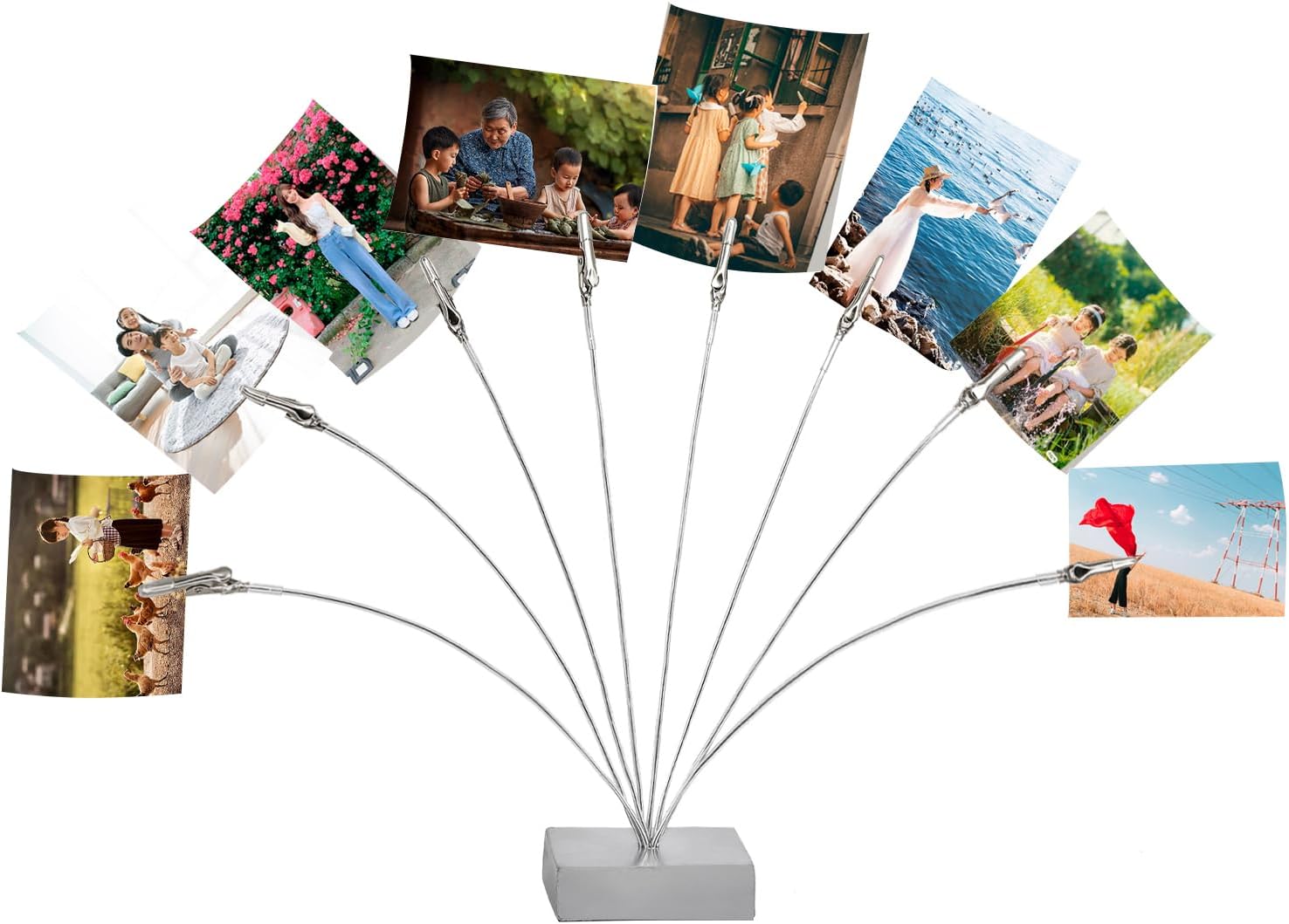 Amazon.com: Mollytek Desktop Photo Holder With Clips Postcard Gift Card ...