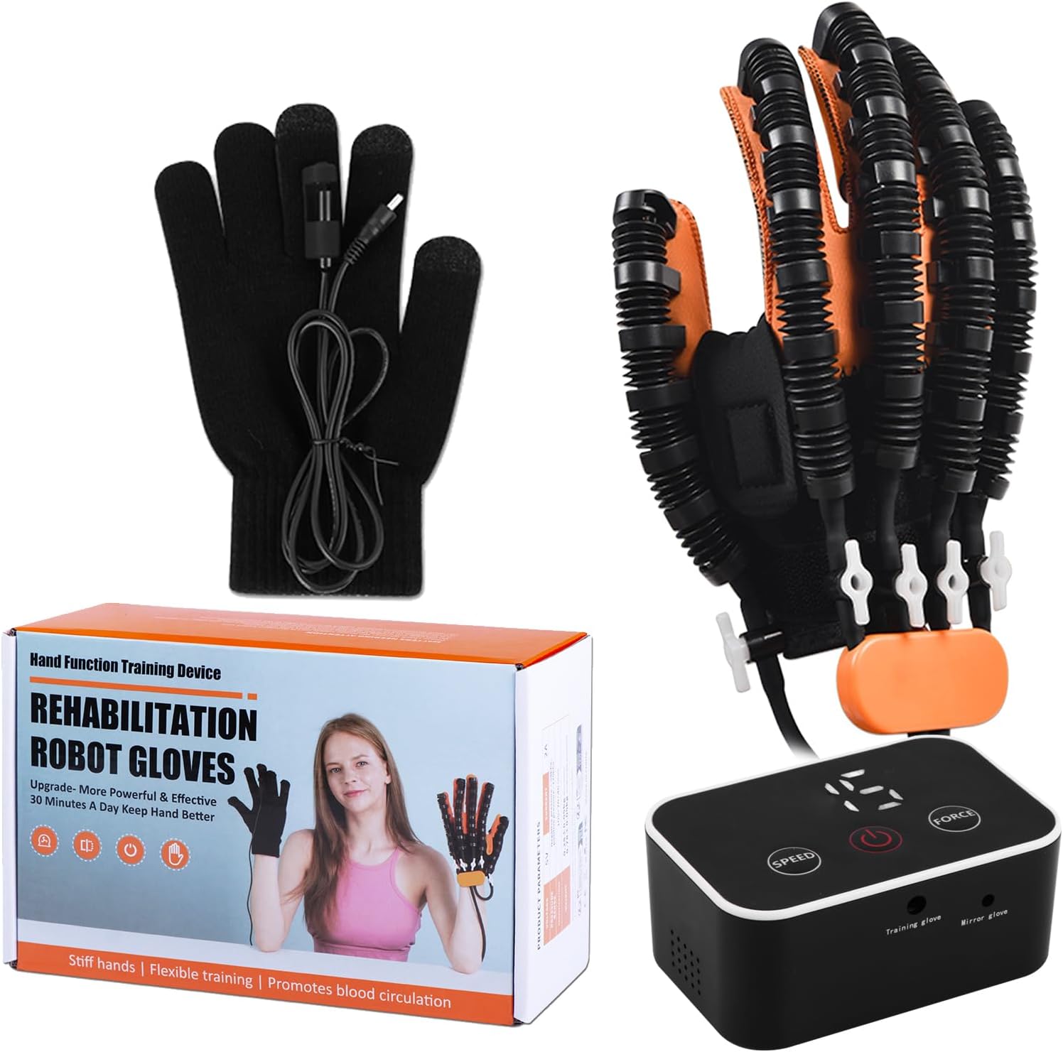Amazon.com: Dvoliaw Hand Rehabilitation Robot Gloves, 3rd Generation ...