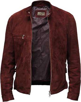 Magnoli Clothiers Ethan Suede Jacket (Russet Brown-Suede) at Amazon ...