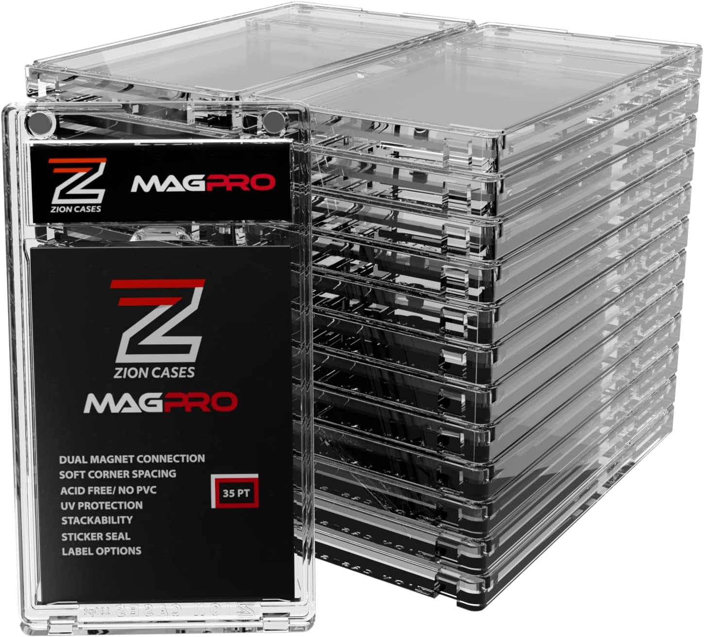 Amazon.com: Zion Cases MagPro 35PT Magnetic Card Holder; Duel Magnet ...