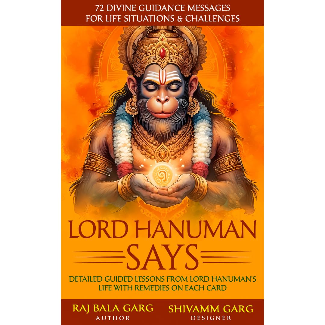 Essencioshop Lord Hanuman Oracle Cards Set and card game - A 72 Full ...