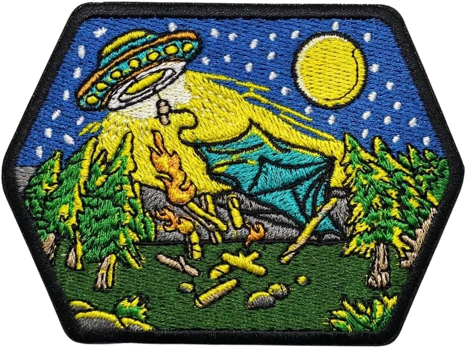 Amazon.com: Alien Patch, Alien Patches, 3.5 Inch UFO Alien Patch ...