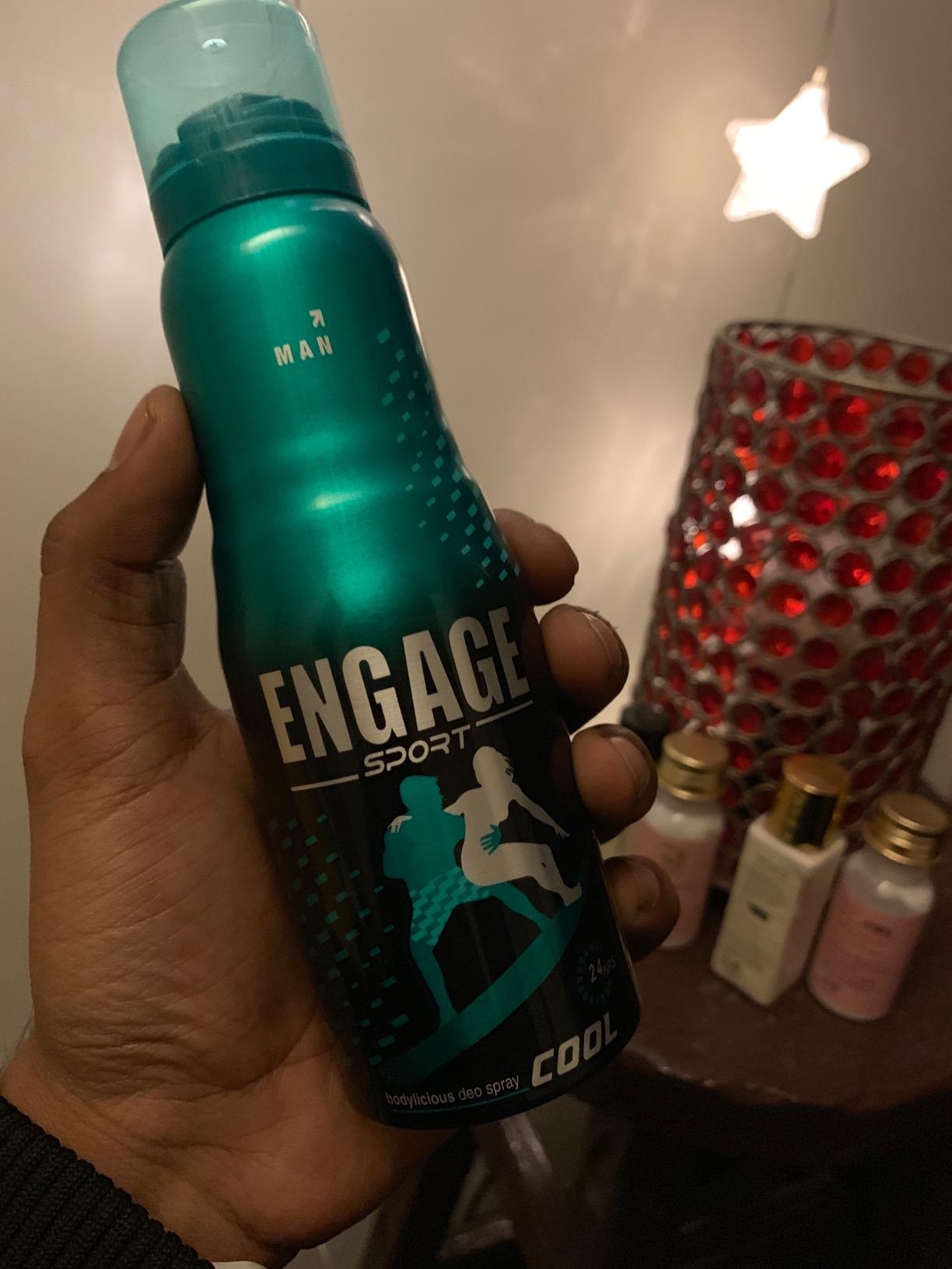 Buy Engage Sport Cool Deodorant For Men, Citrus and Aqua, Skin Friendly ...