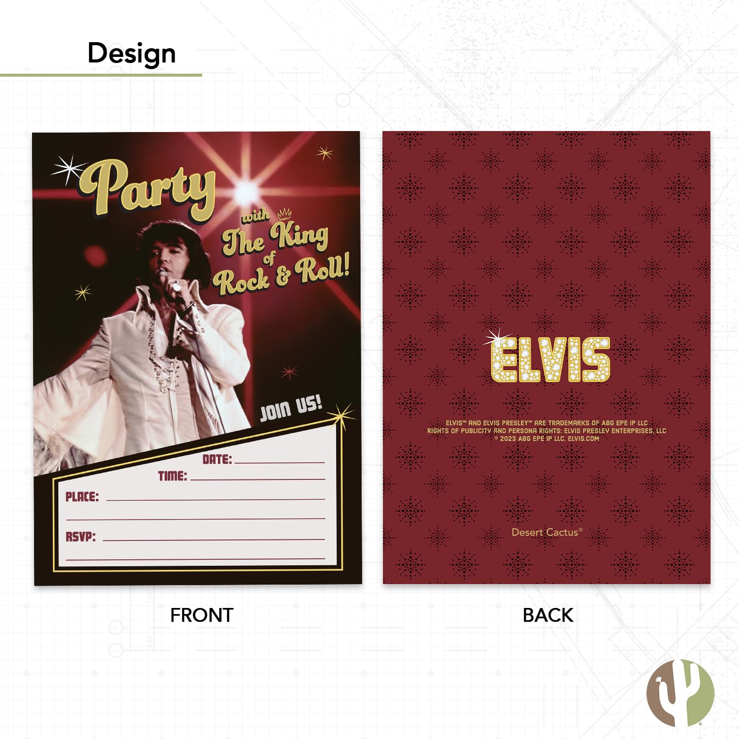 Invitaciones Para Fiesta Con Tematica De Elvis Elvis Birthday