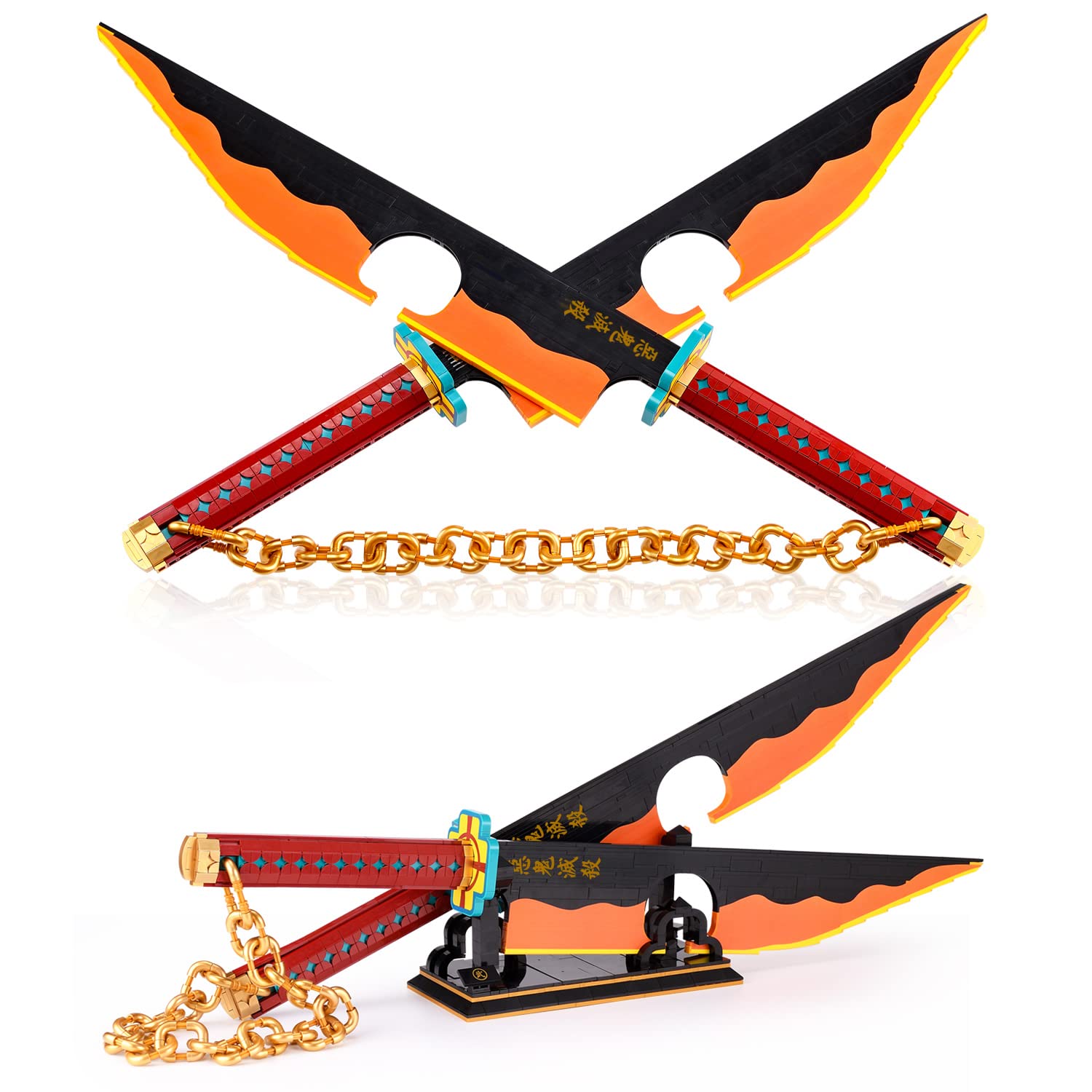 Buy Tengen Uzui Sword Building Set, 82.6in Demon Slayer Sword with ...
