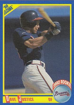 Amazon.com: 1990 Score Dave Justice #650 NM Near Mint RC Rookie ...