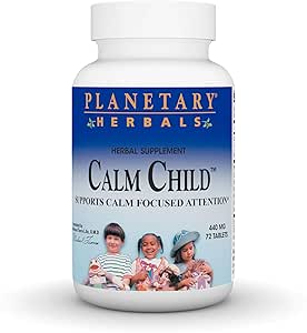 Amazon.com: Planetary Herbals Calm Child for Active Children 72 tabs ...