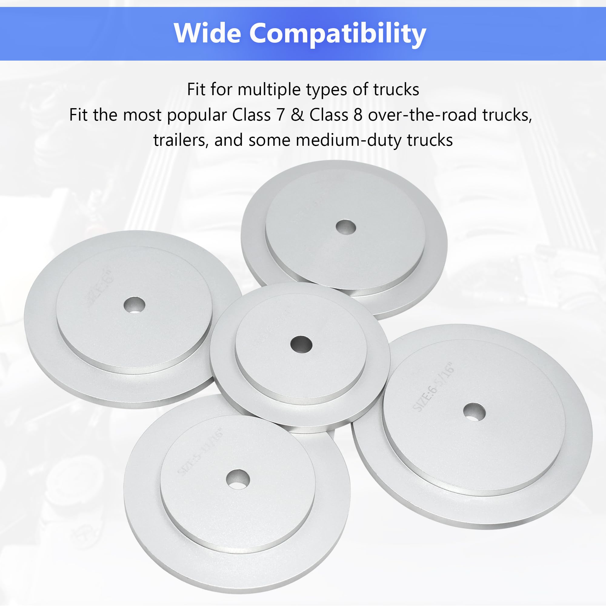 Snapklik.com : Truck Hub Seal Installer Kit, 4-13/16" To 6-5/16" Large ...