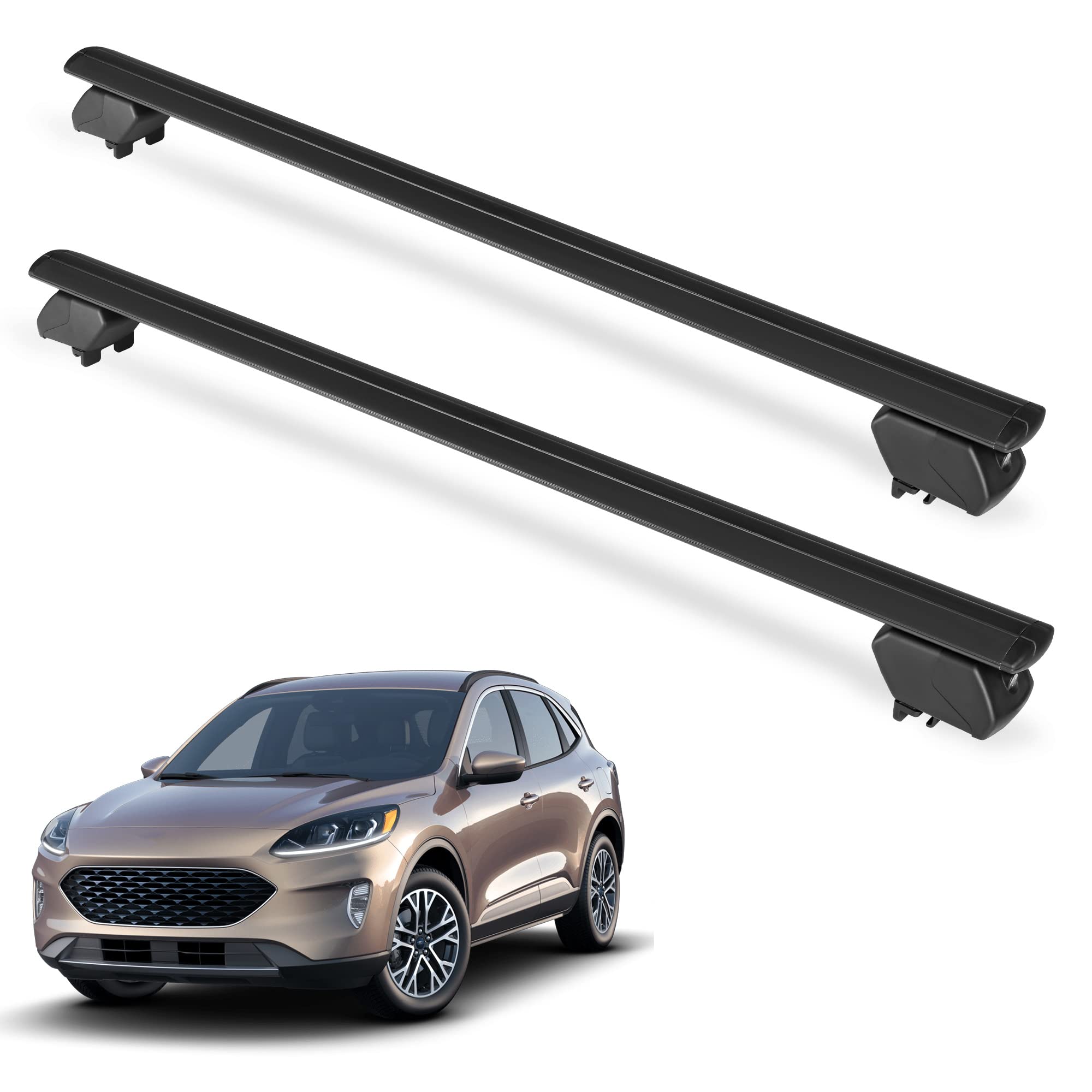 Buy AUTOSAVER88 Heavy Duty 250lbs Roof Rack Cross Bars Compatible with ...