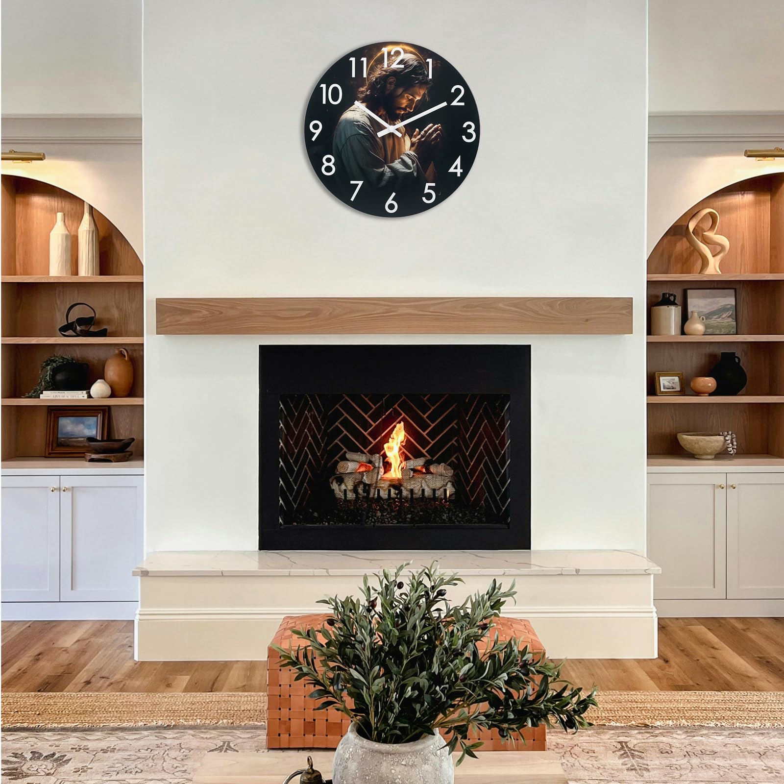 Christian Wall Clocks Large Christian Wall Clocks | Zazzle UK