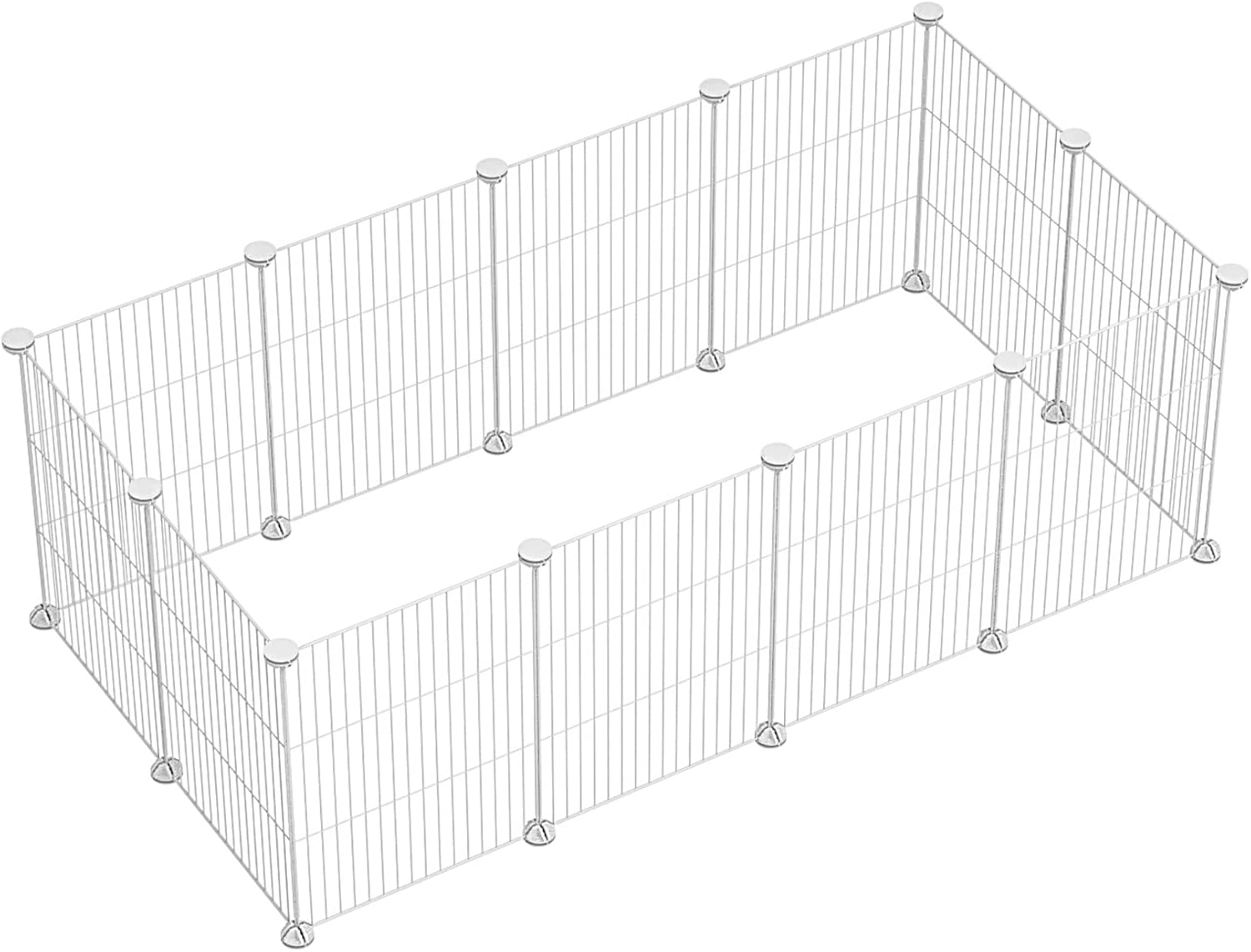 Amazon.com : GIMTRR Pet Playpen, White Puppy Fence Portable Small ...
