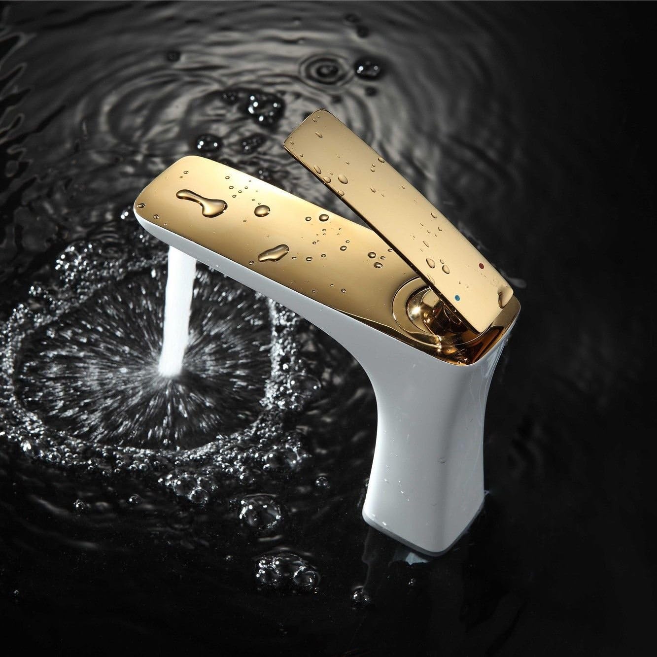 Modern enkel praktisk koppar varm och kall diskho kranar kökskran ...