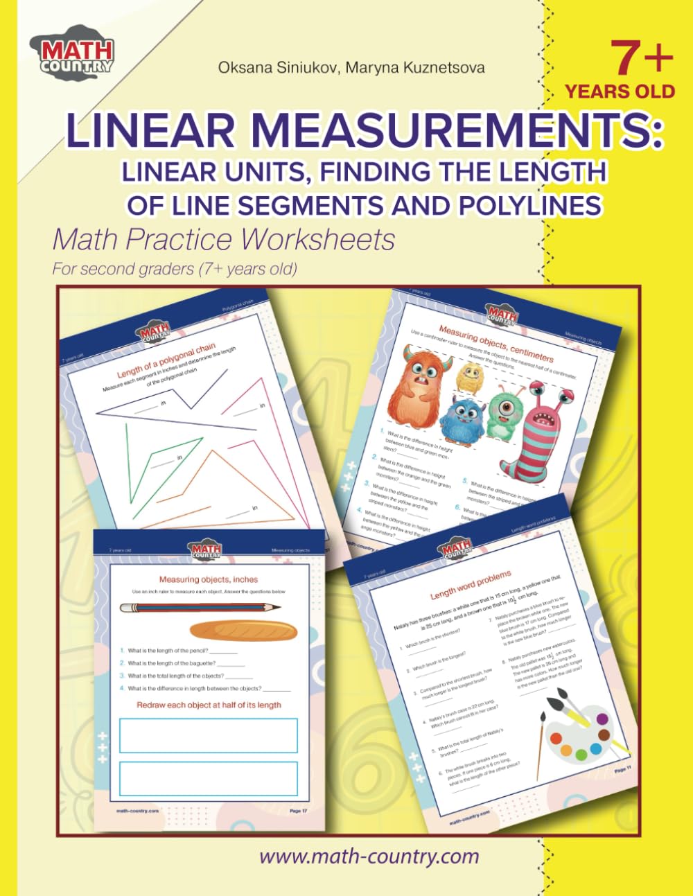 Linear measurements: linear units, finding the length of line segments ...