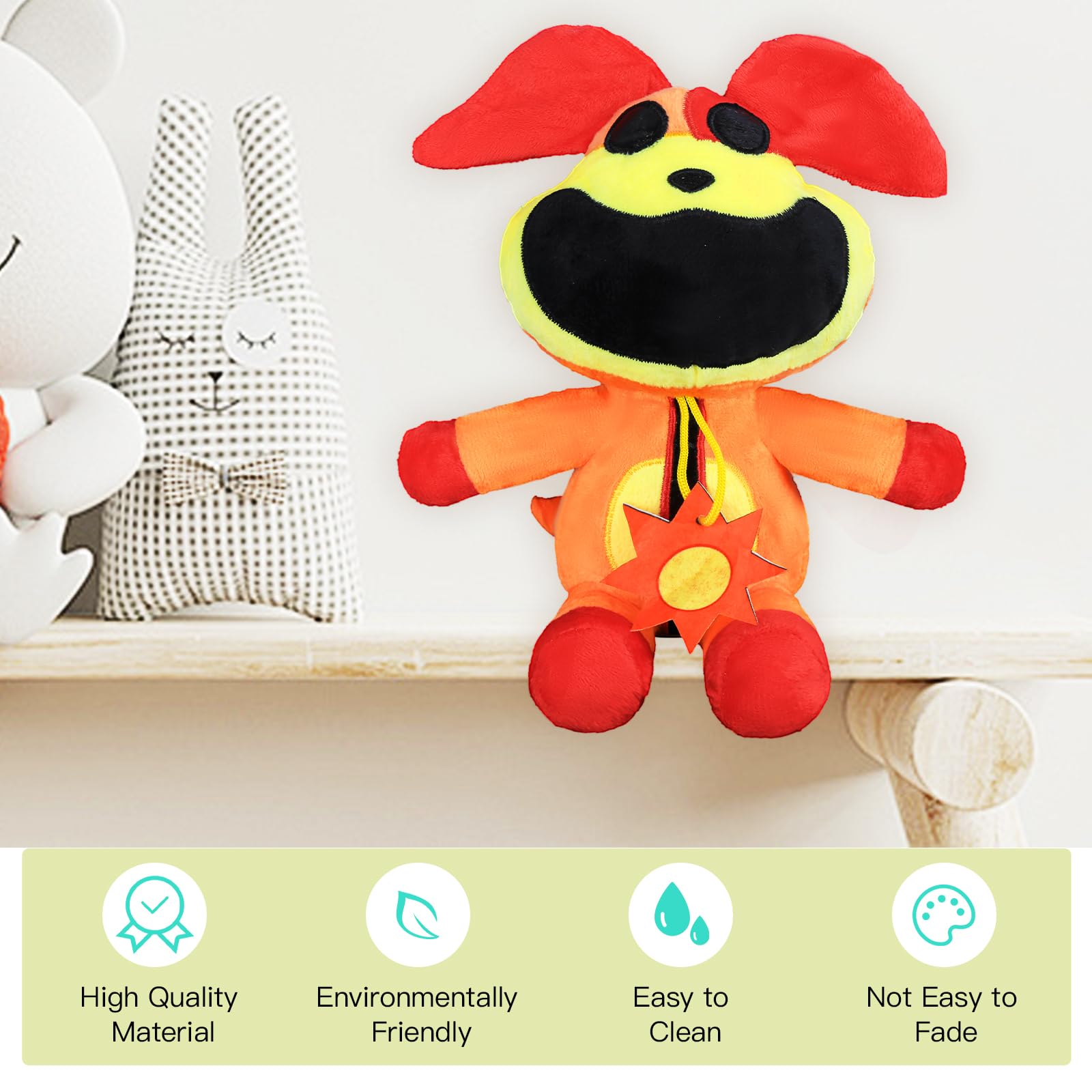 Plush Toy, Smile Critter Dog Plush Doll, Cute Dogday Stuffed Animal ...