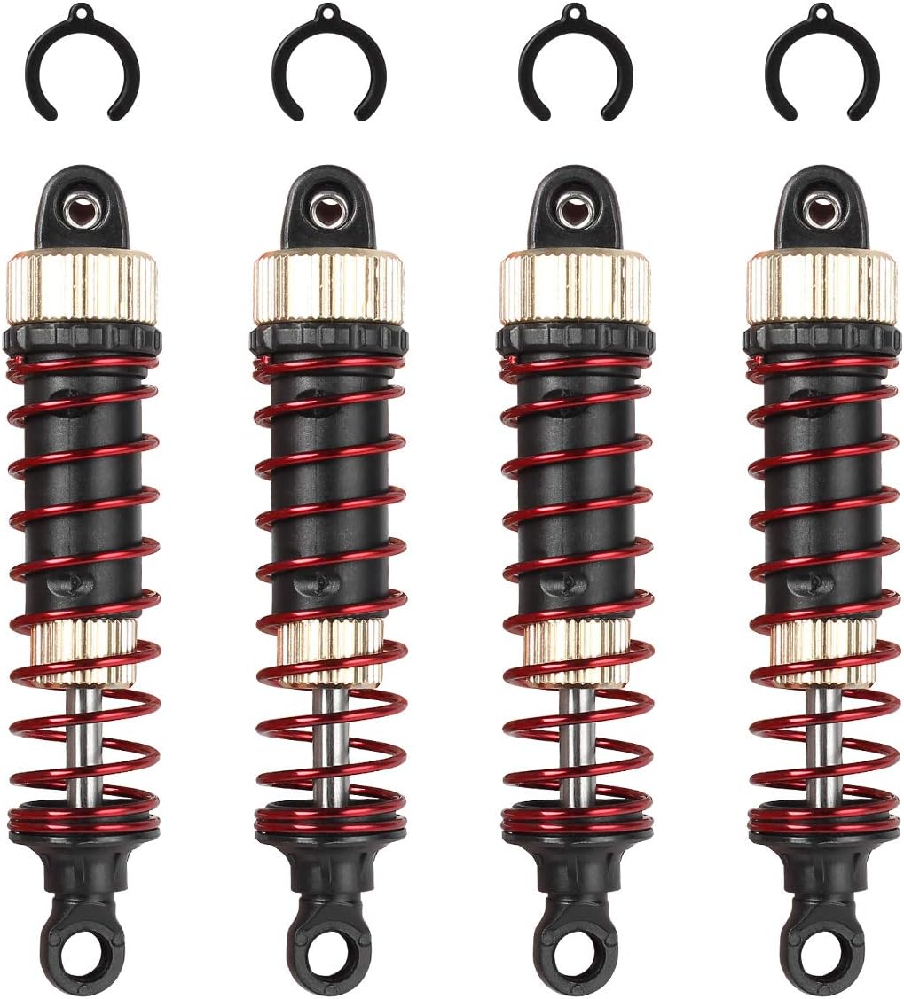 Amazon.com: Hosim Front Rear RC Shock Absorber, 4 Packs Adjustable ...