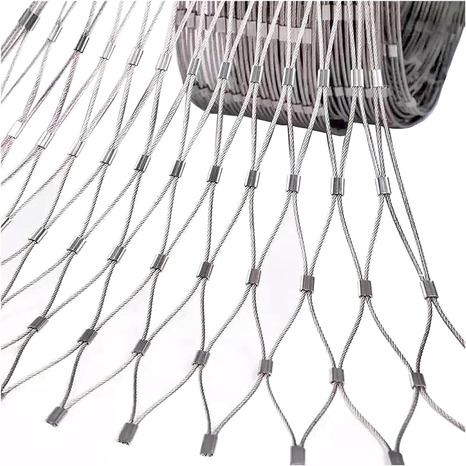 AWSAD 304 Stainless Steel Wire Rope Netting, Flexible Cable Balustrade ...