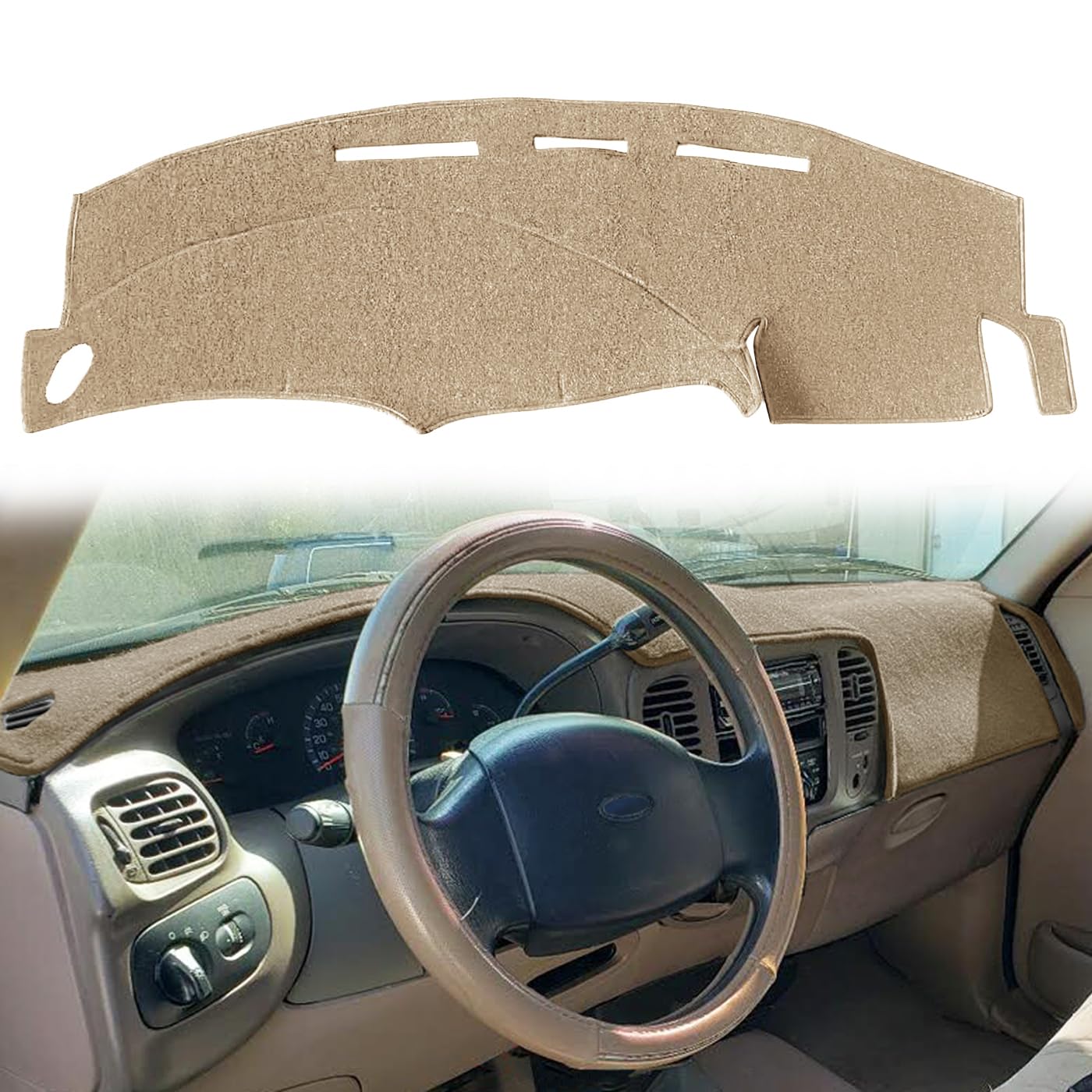 Amazon.com: Yiz Dashboard Cover Dash Cover Mat Custom Fit for Ford F150 ...