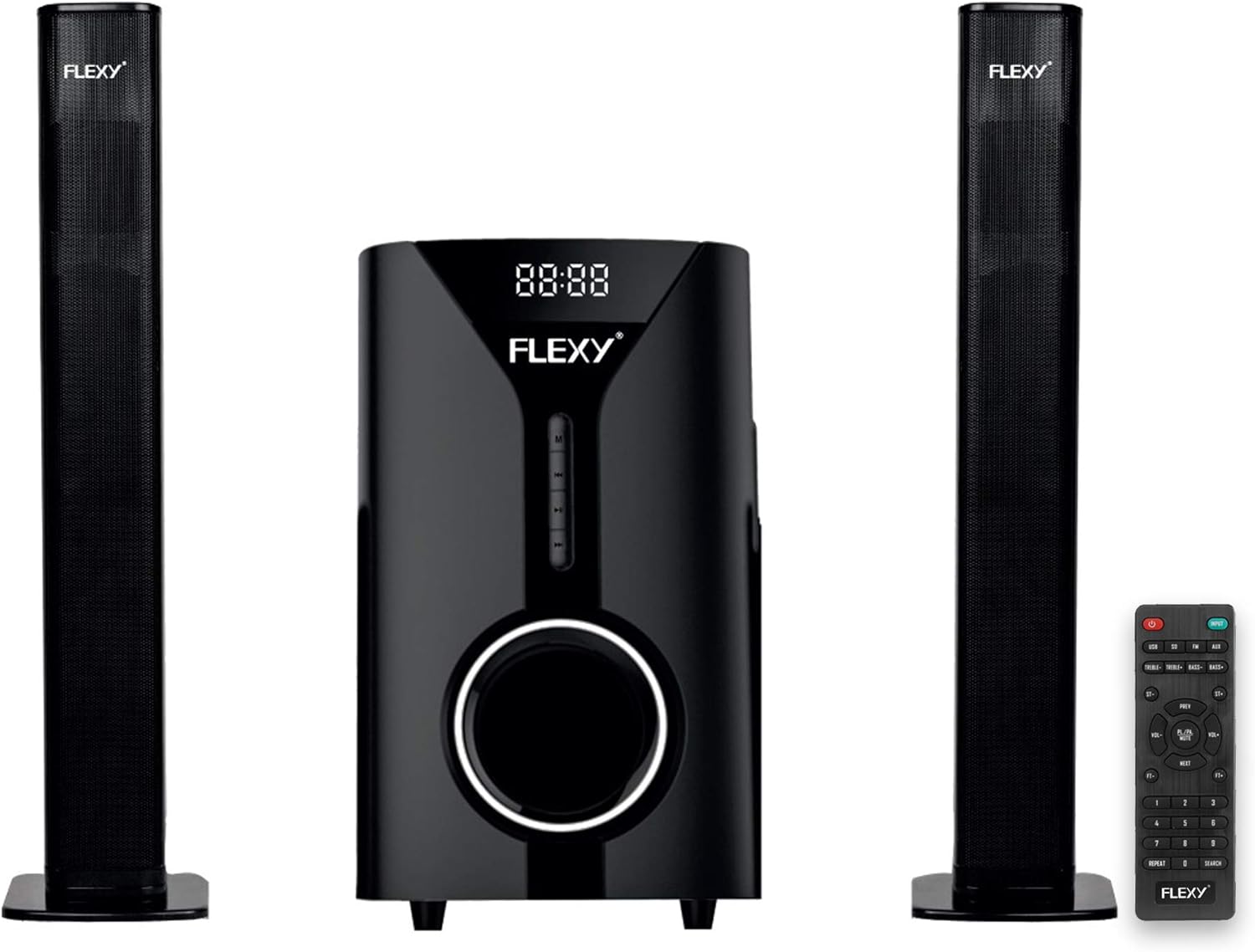 FLEXY® Germany 2.1 Channel 5000W PMPO Home Theater Sytem With Remote ...