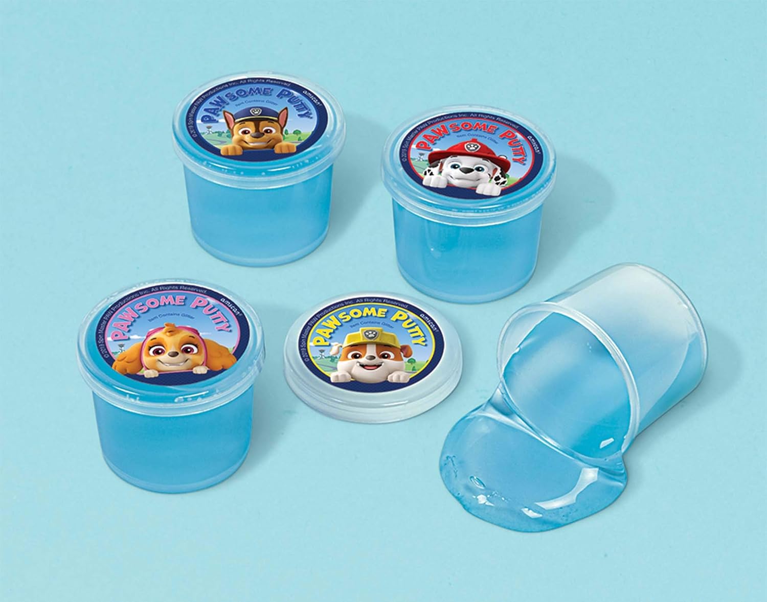 Amazon.com: Paw Patrol Blue Slime- 4 pcs. : Toys & Games