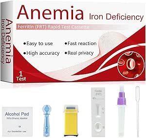 Amazon.com: Iron Deficiency Test Kit – Accurate & Easy at-Home Test to ...