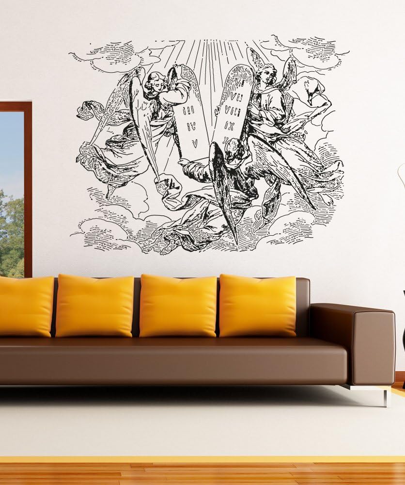 Amazon.com: Stickerbrand Vinyl Wall Decal Sticker The Ten Commandments ...
